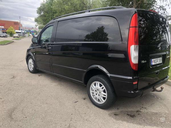 Black Mercedes-Benz Vito 2010 in Siauliai, with an engine capacity of 2.99 L and mileage of 279 thousand km for 5299 €, photo 5 on AUTOMOTO.COM.LV