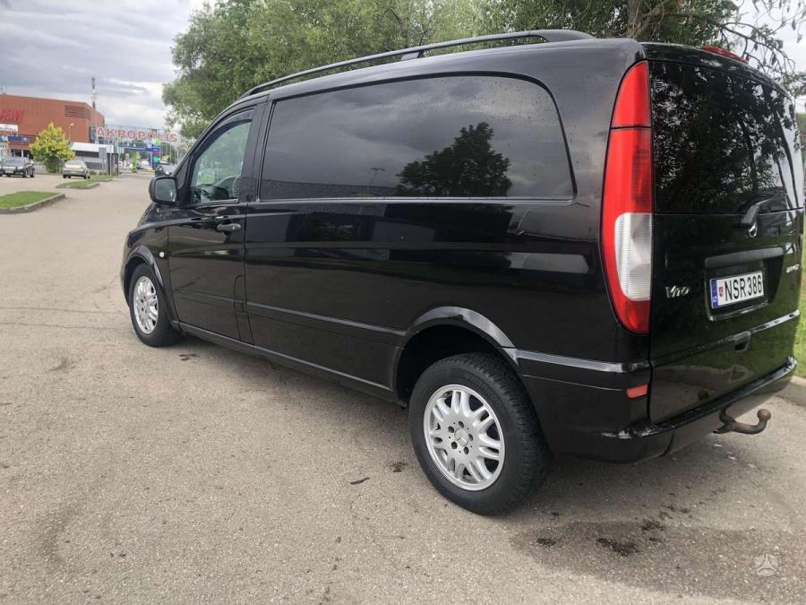 Melns Mercedes-Benz Vito 2010 Šauļi, ar dzinēja tilpumu 2.99 L un nobraukumu 279 tūkst. km par 5299 €, foto 6 vietnē AUTOMOTO.COM.LV