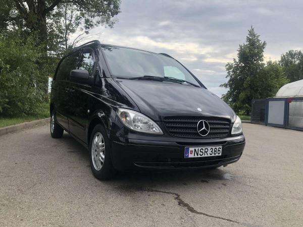 Black Mercedes-Benz Vito 2010 in Siauliai, with an engine capacity of 2.99 L and mileage of 279 thousand km for 5299 €, photo 7 on AUTOMOTO.COM.LV