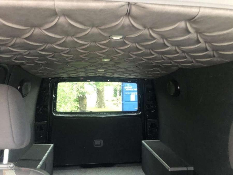 Melns Mercedes-Benz Vito 2010 Šauļi, ar dzinēja tilpumu 2.99 L un nobraukumu 279 tūkst. km par 5299 €, foto 17 vietnē AUTOMOTO.COM.LV