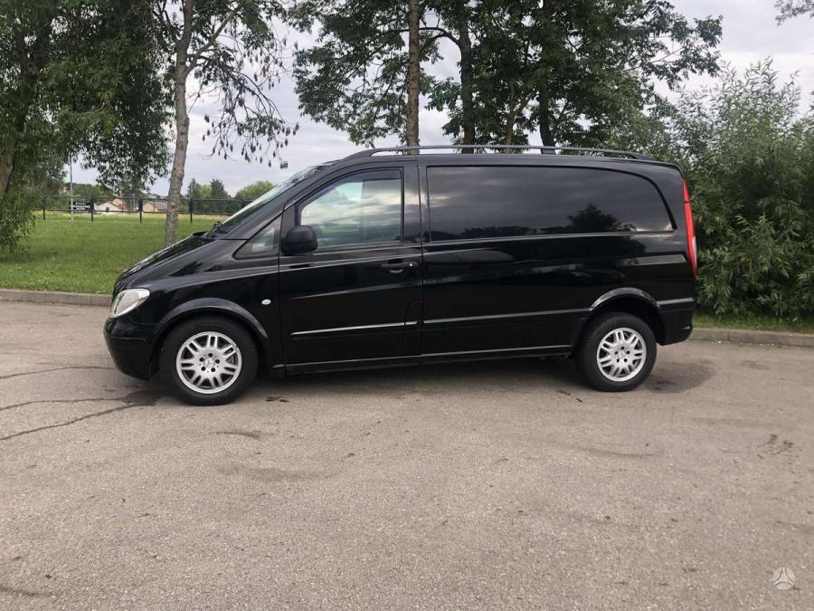 Melns Mercedes-Benz Vito 2010 Šauļi, ar dzinēja tilpumu 2.99 L un nobraukumu 279 tūkst. km par 5299 €, foto 22 vietnē AUTOMOTO.COM.LV