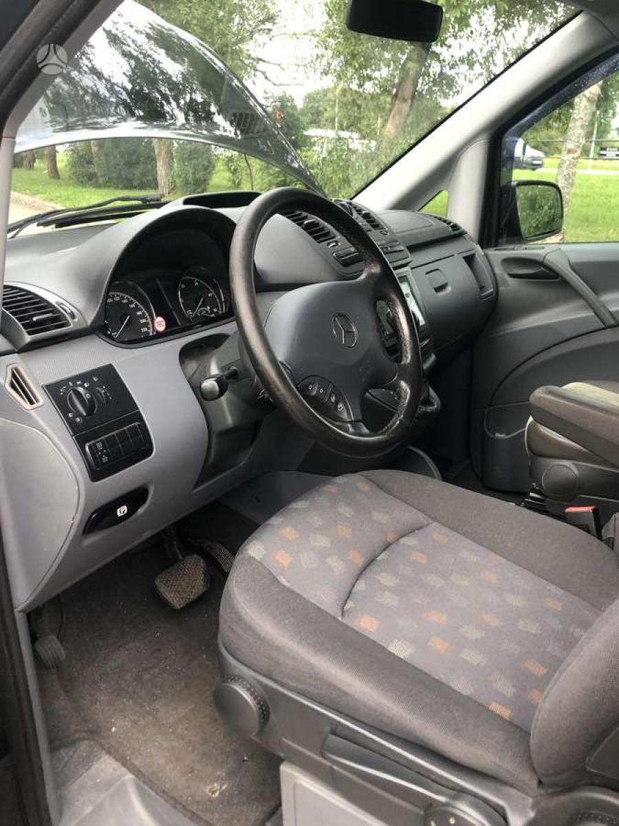 Melns Mercedes-Benz Vito 2010 Šauļi, ar dzinēja tilpumu 2.99 L un nobraukumu 279 tūkst. km par 5299 €, foto 25 vietnē AUTOMOTO.COM.LV