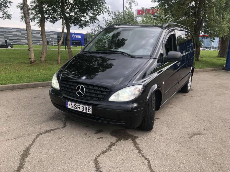 Melns Mercedes-Benz Vito 2010 Šauļi, ar dzinēja tilpumu 2.99 L un nobraukumu 279 tūkst. km par 5299 €, foto 28 vietnē AUTOMOTO.COM.LV