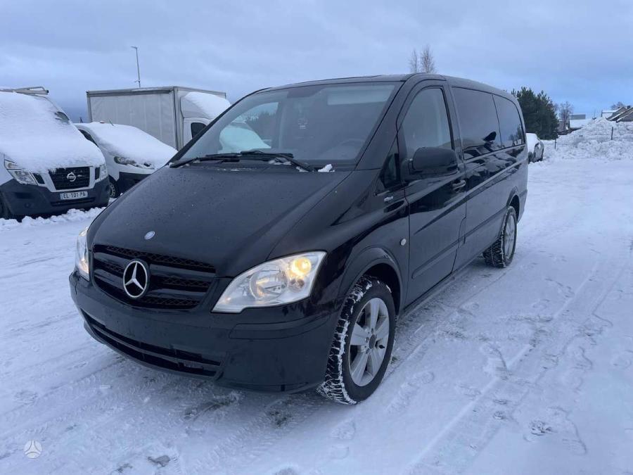 Black Mercedes-Benz Vito 2011 in Taurage, with an engine capacity of 2.10 L and mileage of 310 thousand km for 7700 €, photo 5 on AUTOMOTO.COM.LV