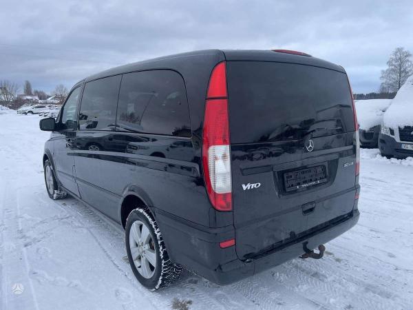 Melns Mercedes-Benz Vito 2011 Tauragė, ar dzinēja tilpumu 2.10 L un nobraukumu 310 tūkst. km par 7700 €, foto 8 vietnē AUTOMOTO.COM.LV
