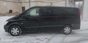 Black Mercedes-Benz Vito 2012 in Vilnius, with an engine capacity of 2.14 L and mileage of 276 thousand km for 10500 €, photo 3 on AUTOMOTO.COM.LV