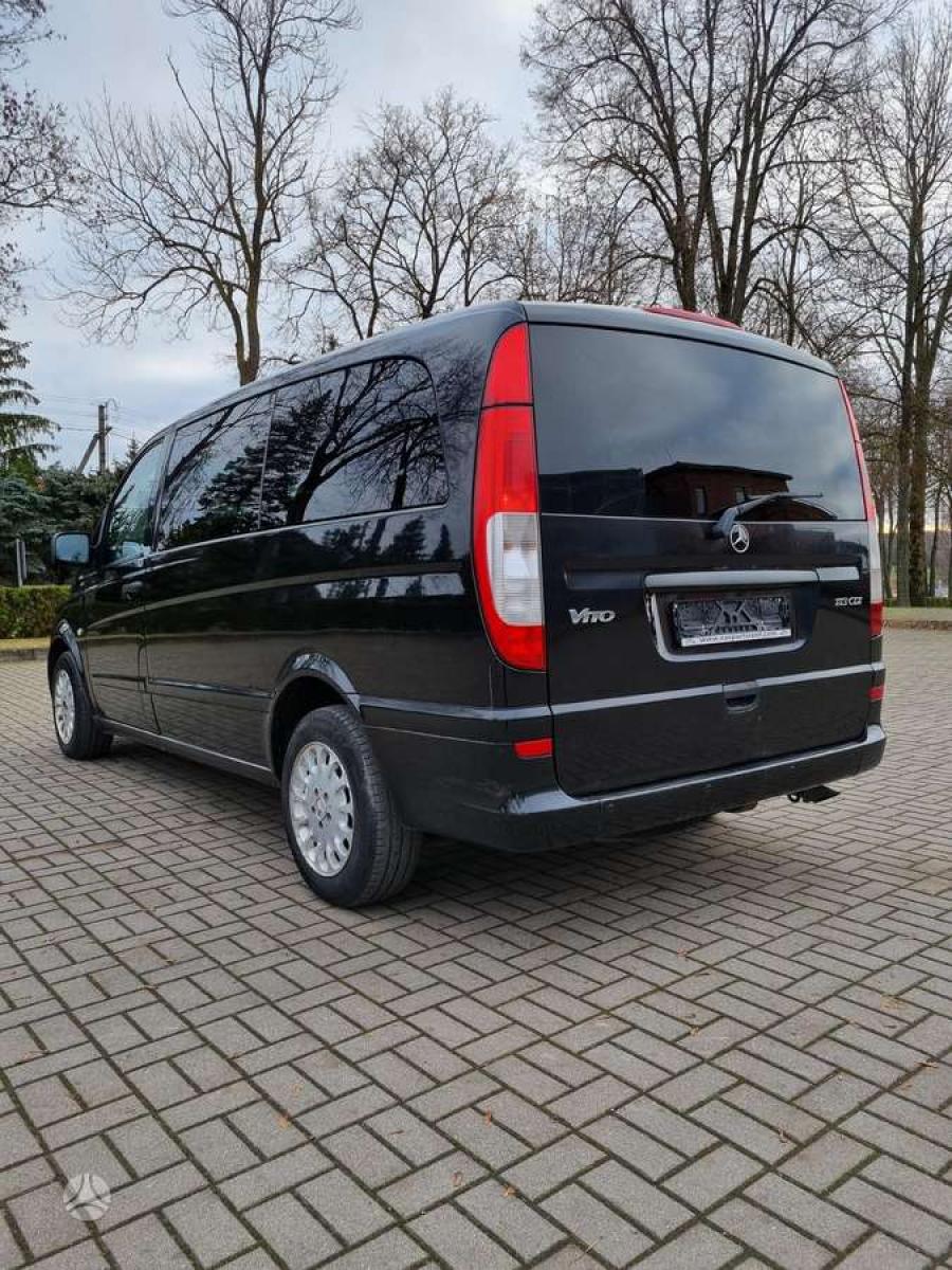 Black Mercedes-Benz Vito 2013 in Marijampole, with an engine capacity of 2.20 L and mileage of 433 thousand km for 6750 €, photo 4 on AUTOMOTO.COM.LV