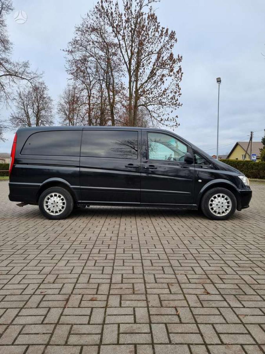 Black Mercedes-Benz Vito 2013 in Marijampole, with an engine capacity of 2.20 L and mileage of 433 thousand km for 6750 €, photo 5 on AUTOMOTO.COM.LV