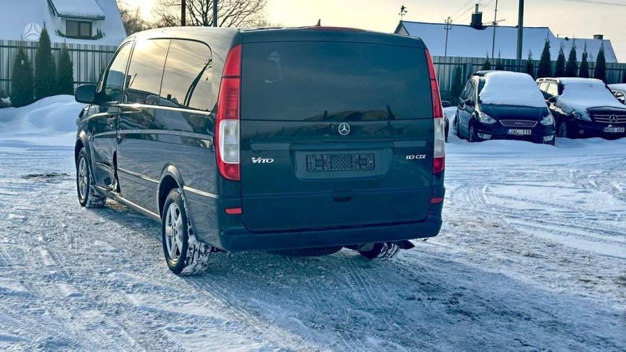 Melns Mercedes-Benz Vito 2013 Kauņa, ar dzinēja tilpumu 2.20 L un nobraukumu 400 tūkst. km par 7499 €, foto 4 vietnē AUTOMOTO.COM.LV