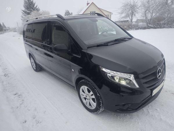Black Mercedes-Benz Vito 2017 in Telschi, with an engine capacity of 2.20 L and mileage of 175 thousand km for 18700 €, photo 2 on AUTOMOTO.COM.LV