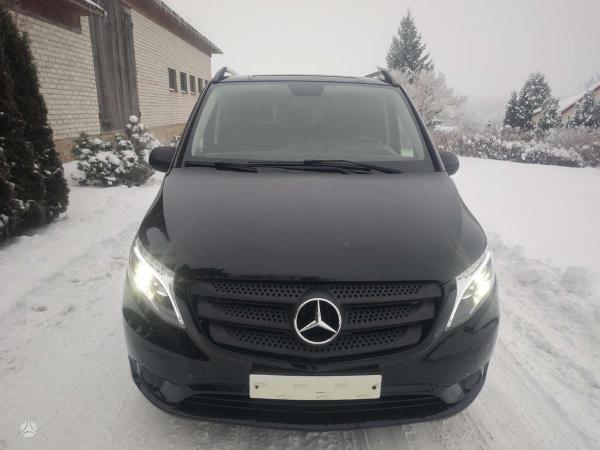 Black Mercedes-Benz Vito 2017 in Telschi, with an engine capacity of 2.20 L and mileage of 175 thousand km for 18700 €, photo 3 on AUTOMOTO.COM.LV