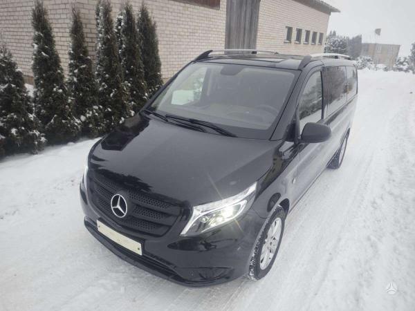 Black Mercedes-Benz Vito 2017 in Telschi, with an engine capacity of 2.20 L and mileage of 175 thousand km for 18700 €, photo 4 on AUTOMOTO.COM.LV
