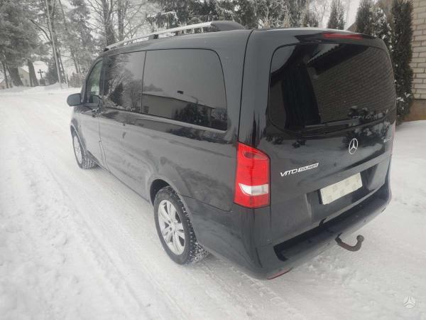 Black Mercedes-Benz Vito 2017 in Telschi, with an engine capacity of 2.20 L and mileage of 175 thousand km for 18700 €, photo 5 on AUTOMOTO.COM.LV