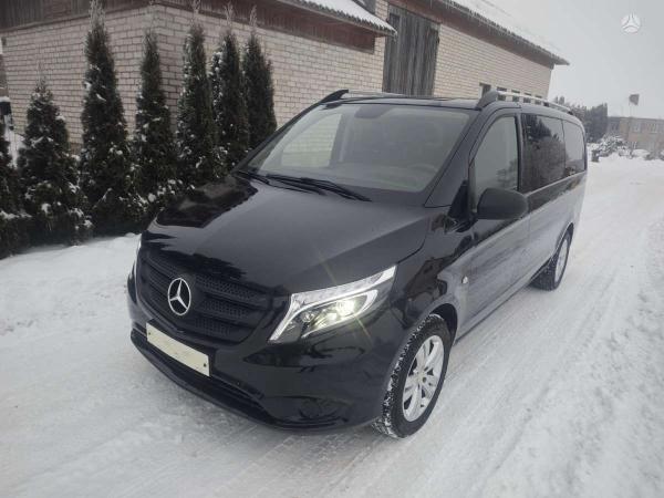Black Mercedes-Benz Vito 2017 in Telschi, with an engine capacity of 2.20 L and mileage of 175 thousand km for 18700 €, photo 6 on AUTOMOTO.COM.LV