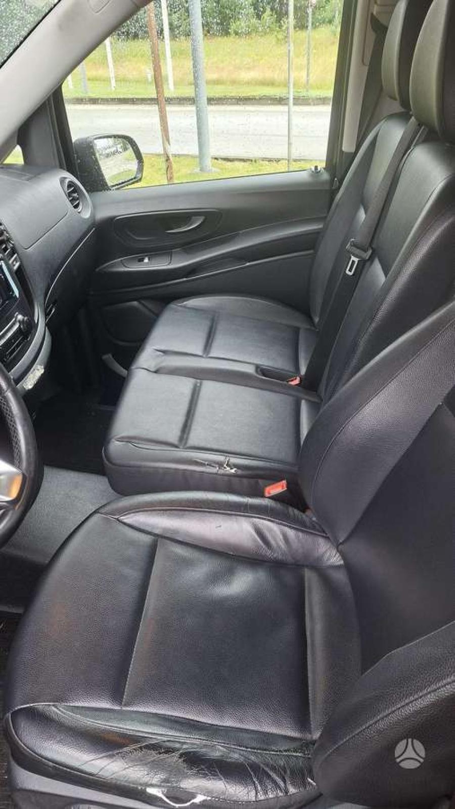 Melns Mercedes-Benz Vito 2017 Tauragė, ar dzinēja tilpumu 2.10 L un nobraukumu 319 tūkst. km par 10900 €, foto 8 vietnē AUTOMOTO.COM.LV