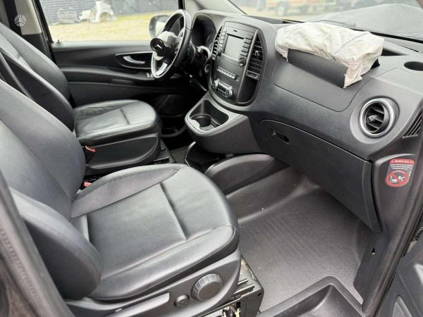 Melns Mercedes-Benz Vito 2017 Kauņa, ar dzinēja tilpumu 2.14 L un nobraukumu 221 tūkst. km par 8800 €, foto 9 vietnē AUTOMOTO.COM.LV