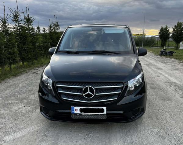 Melns Mercedes-Benz Vito 2017 Viļņa, ar dzinēja tilpumu 1.60 L un nobraukumu 290 tūkst. km par 7600 €, foto 3 vietnē AUTOMOTO.COM.LV