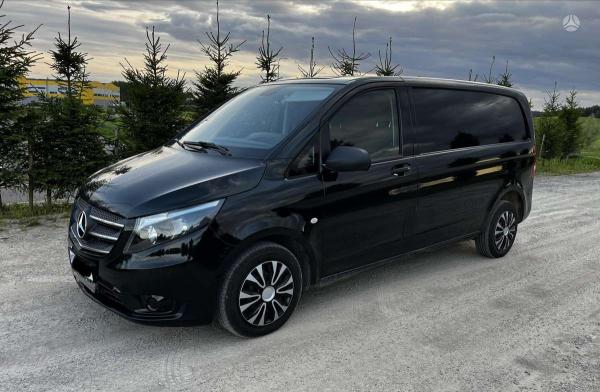 Melns Mercedes-Benz Vito 2017 Viļņa, ar dzinēja tilpumu 1.60 L un nobraukumu 290 tūkst. km par 7600 €, foto 4 vietnē AUTOMOTO.COM.LV