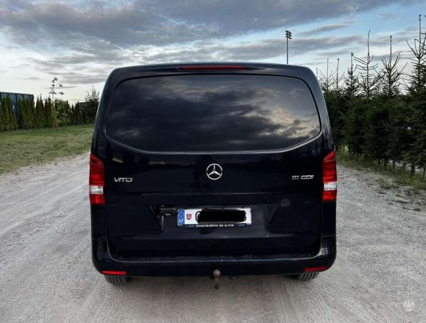 Melns Mercedes-Benz Vito 2017 Viļņa, ar dzinēja tilpumu 1.60 L un nobraukumu 290 tūkst. km par 7600 €, foto 7 vietnē AUTOMOTO.COM.LV