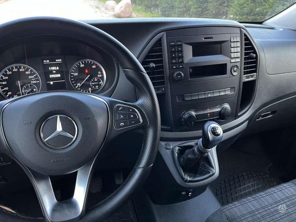 Melns Mercedes-Benz Vito 2017 Viļņa, ar dzinēja tilpumu 1.60 L un nobraukumu 290 tūkst. km par 7600 €, foto 11 vietnē AUTOMOTO.COM.LV