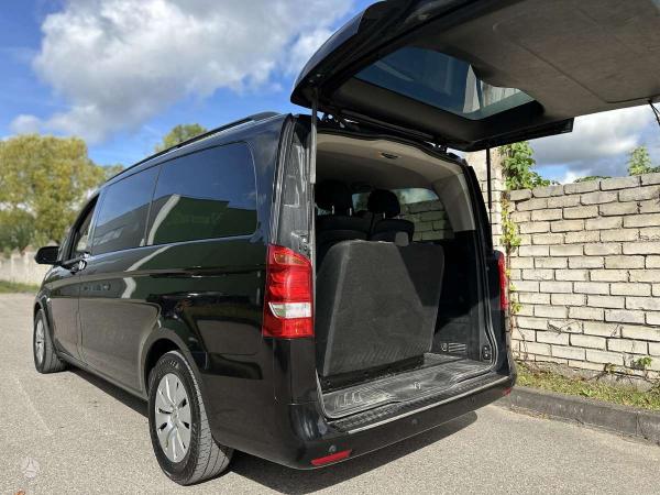 Black Mercedes-Benz Vito 2018 in Kaunas, with an engine capacity of 2.14 L and mileage of 242 thousand km for 17000 €, photo 5 on AUTOMOTO.COM.LV