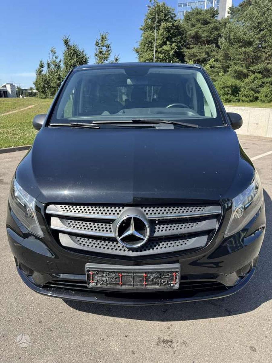 Melns Mercedes-Benz Vito 2018 Viļņa, ar dzinēja tilpumu 2.00 L un nobraukumu 103 tūkst. km par 17500 €, foto 4 vietnē AUTOMOTO.COM.LV