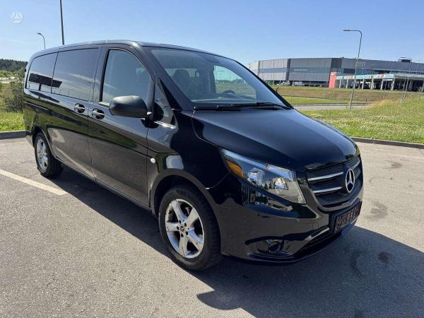 Black Mercedes-Benz Vito 2018 in Vilnius, with an engine capacity of 2.00 L and mileage of 103 thousand km for 17500 €, photo 8 on AUTOMOTO.COM.LV