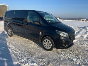 Black Mercedes-Benz Vito 2019 in Taurage, with an engine capacity of 2.14 L and mileage of 212 thousand km for 13000 €, photo 4 on AUTOMOTO.COM.LV