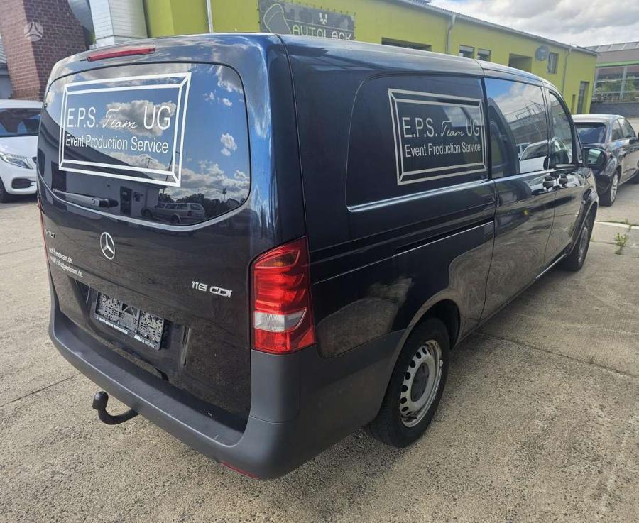 Melns Mercedes-Benz Vito 2019 Kelmė, ar dzinēja tilpumu 2.14 L un nobraukumu 321 tūkst. km par 8700 €, foto 5 vietnē AUTOMOTO.COM.LV