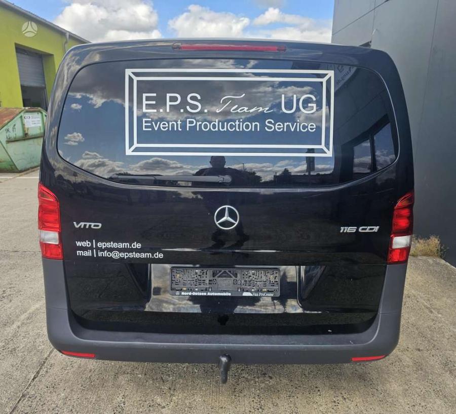 Melns Mercedes-Benz Vito 2019 Kelmė, ar dzinēja tilpumu 2.14 L un nobraukumu 321 tūkst. km par 8700 €, foto 6 vietnē AUTOMOTO.COM.LV