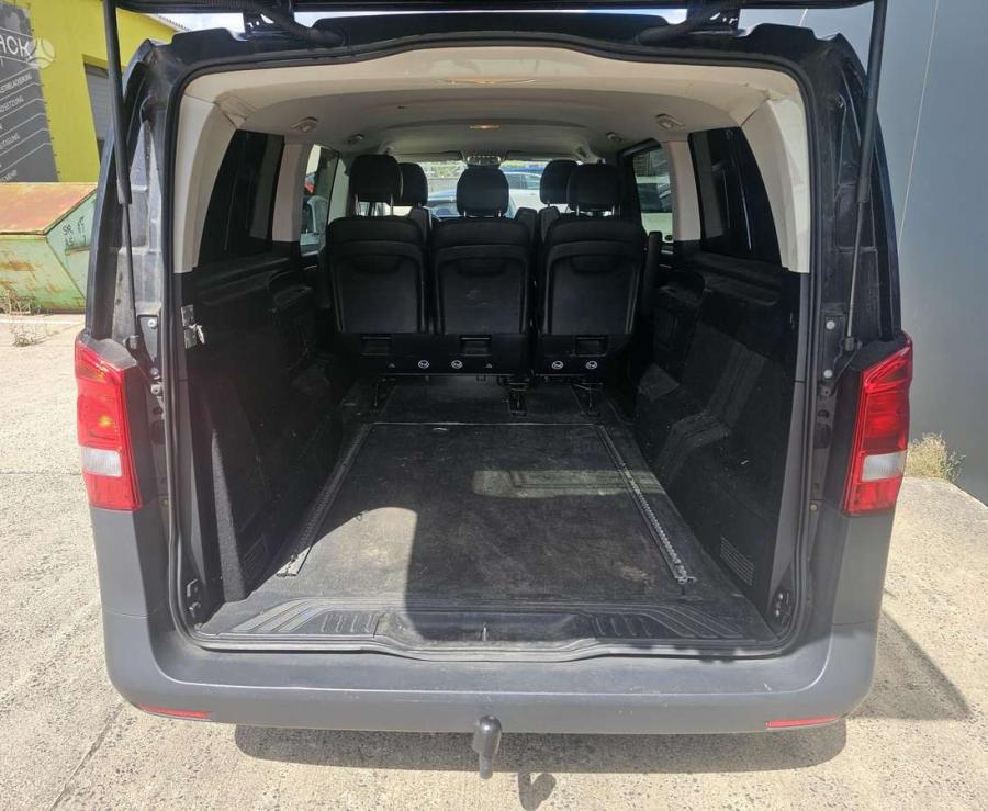 Melns Mercedes-Benz Vito 2019 Kelmė, ar dzinēja tilpumu 2.14 L un nobraukumu 321 tūkst. km par 8700 €, foto 19 vietnē AUTOMOTO.COM.LV