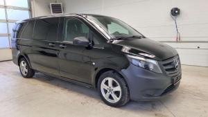 Black Mercedes-Benz Vito 2019 in Radviliskis, with an engine capacity of 1.95 L and mileage of 266 thousand km for 18089 €, photo 4 on AUTOMOTO.COM.LV
