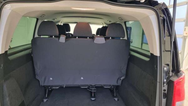 Black Mercedes-Benz Vito 2019 in Radviliskis, with an engine capacity of 1.95 L and mileage of 266 thousand km for 18089 €, photo 10 on AUTOMOTO.COM.LV