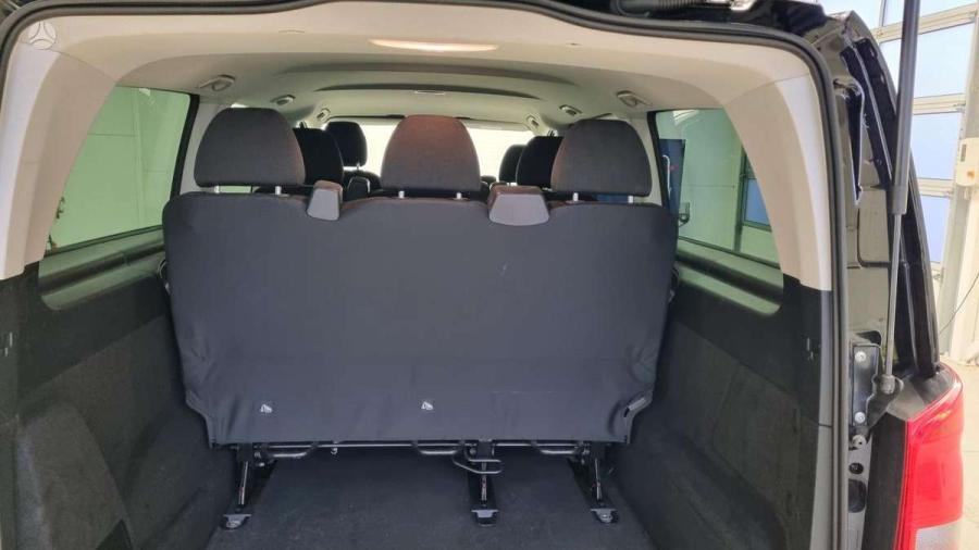 Black Mercedes-Benz Vito 2019 in Radviliskis, with an engine capacity of 1.95 L and mileage of 266 thousand km for 18089 €, photo 11 on AUTOMOTO.COM.LV