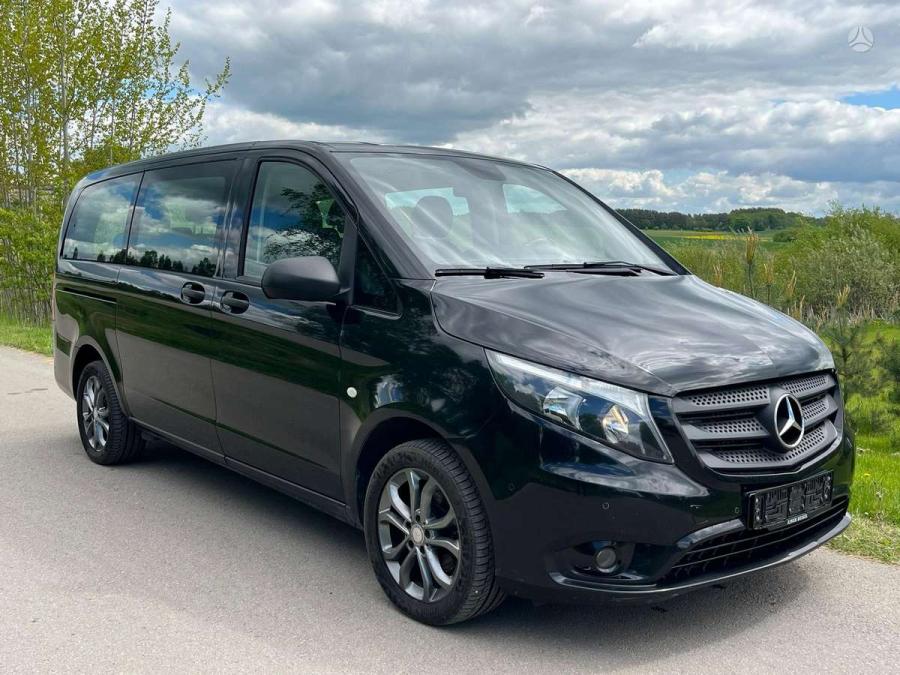 Melns Mercedes-Benz Vito 2019 Šilalė, ar dzinēja tilpumu 2.20 L un nobraukumu 323 tūkst. km par 17390 €, foto 1 vietnē AUTOMOTO.COM.LV