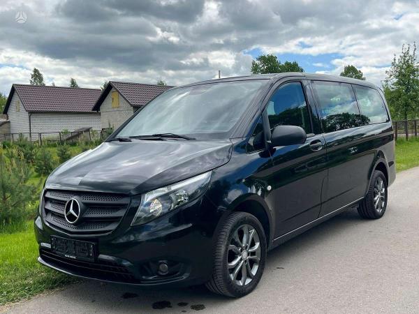 Melns Mercedes-Benz Vito 2019 Šilalė, ar dzinēja tilpumu 2.20 L un nobraukumu 323 tūkst. km par 17390 €, foto 2 vietnē AUTOMOTO.COM.LV