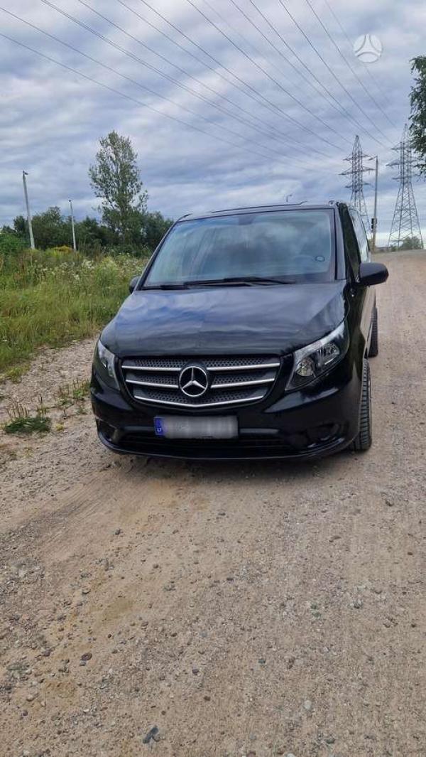 Black Mercedes-Benz Vito 2020 in Vilnius, with an engine capacity of 1.75 L and mileage of 215 thousand km for 16000 €, photo 1 on AUTOMOTO.COM.LV