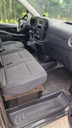 Black Mercedes-Benz Vito 2020 in Vilnius, with an engine capacity of 1.75 L and mileage of 215 thousand km for 16000 €, photo 9 on AUTOMOTO.COM.LV