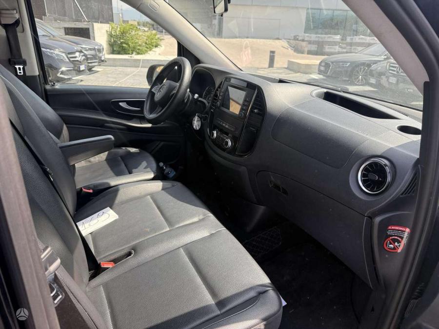 Black Mercedes-Benz Vito 2021 in Siauliai, with an engine capacity of 1.95 L and mileage of 500 thousand km for 20800 €, photo 7 on AUTOMOTO.COM.LV