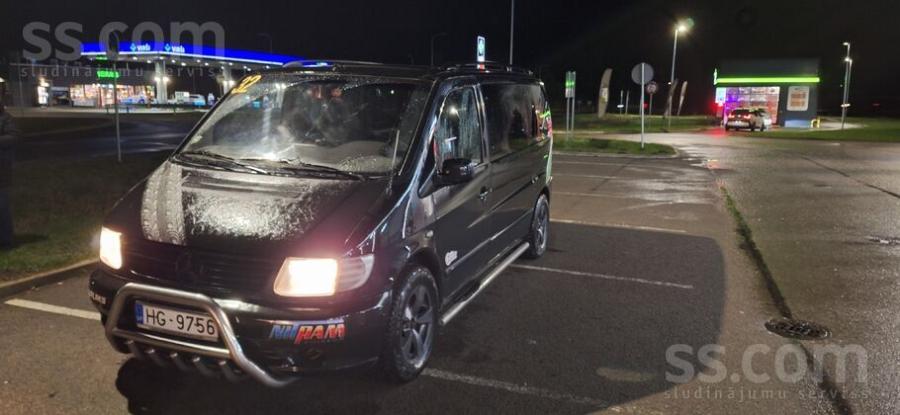 Melns Mercedes-Benz Vito 1999 Rīga, ar dzinēja tilpumu 2.20 L un nobraukumu 380 tūkst. km par 1950 €, foto 2 vietnē AUTOMOTO.COM.LV