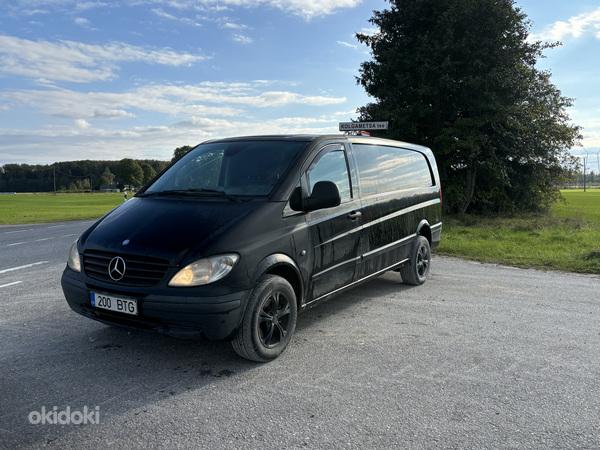 Black Mercedes-Benz Vito 2006 in Mustvee, with an engine capacity of 2.20 L and mileage of 453 thousand km for 1499 €, photo 2 on AUTOMOTO.COM.LV