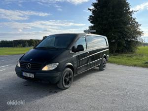 Black Mercedes-Benz Vito 2006 in Mustvee, with an engine capacity of 2.20 L and mileage of 453 thousand km for 1499 €, photo 3 on AUTOMOTO.COM.LV