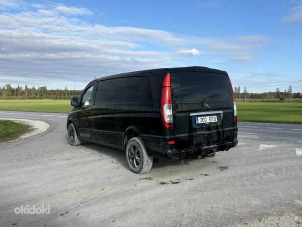 Black Mercedes-Benz Vito 2006 in Mustvee, with an engine capacity of 2.20 L and mileage of 453 thousand km for 1499 €, photo 3 on AUTOMOTO.COM.LV
