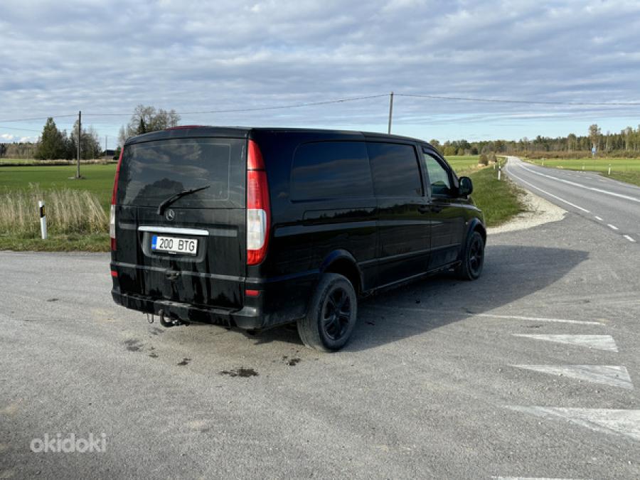 Black Mercedes-Benz Vito 2006 in Mustvee, with an engine capacity of 2.20 L and mileage of 453 thousand km for 1499 €, photo 5 on AUTOMOTO.COM.LV