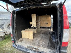 Black Mercedes-Benz Vito 2006 in Mustvee, with an engine capacity of 2.20 L and mileage of 453 thousand km for 1499 €, photo 7 on AUTOMOTO.COM.LV