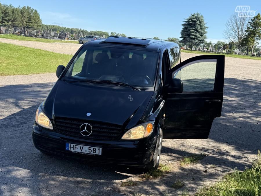 Black Mercedes-Benz Vito 2006 in Jonava, with an engine capacity of 3.00 L and mileage of 390 thousand km for 3960 €, photo 6 on AUTOMOTO.COM.LV