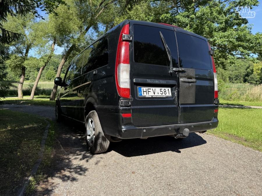 Black Mercedes-Benz Vito 2006 in Jonava, with an engine capacity of 3.00 L and mileage of 390 thousand km for 3960 €, photo 21 on AUTOMOTO.COM.LV