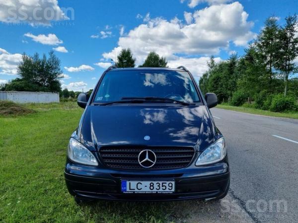 Black Mercedes-Benz Vito 2006 in Ogre, with an engine capacity of 2.20 L and mileage of 260 thousand km for 4500 €, photo 1 on AUTOMOTO.COM.LV