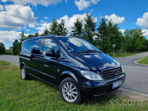 Black Mercedes-Benz Vito 2006 in Ogre, with an engine capacity of 2.20 L and mileage of 260 thousand km for 4500 €, photo 6 on AUTOMOTO.COM.LV