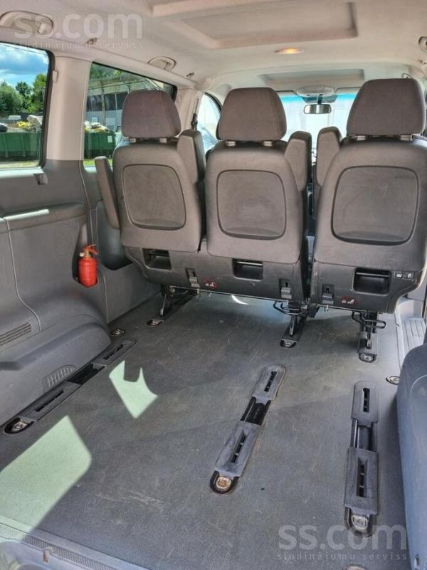 Black Mercedes-Benz Vito 2006 in Ogre, with an engine capacity of 2.20 L and mileage of 260 thousand km for 4500 €, photo 8 on AUTOMOTO.COM.LV